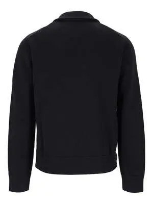 Moncler Quilted Jacket With Knit Sleeves
