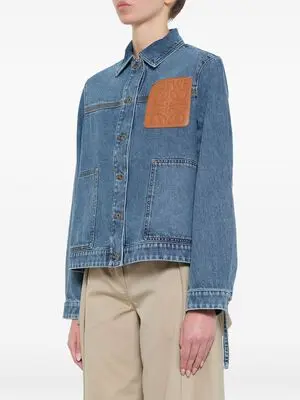 Loewe Anagram Denim Jacket - Multicolor