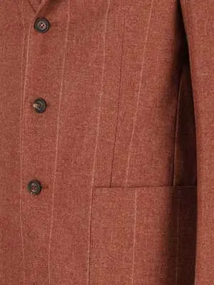 Eleventy Single-breasted Jacket In Wool, Cotton, And Cashmere Blend