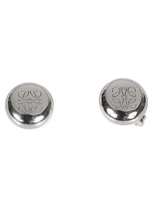 Loewe Anagram Silver Earrings - Multicolor
