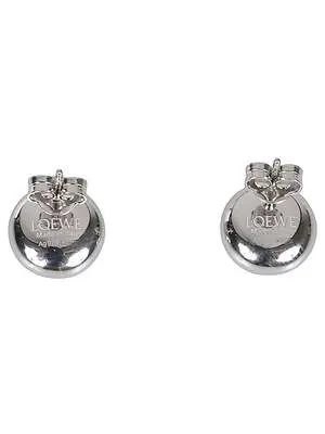 Loewe Anagram Silver Earrings