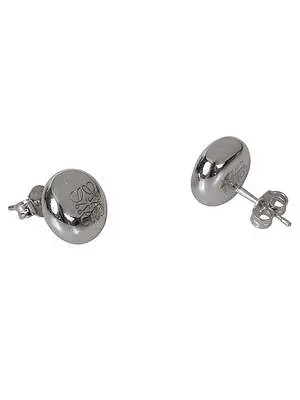 Loewe Anagram Silver Earrings