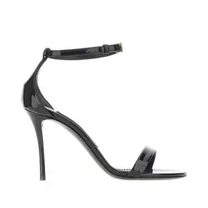 Dolce & Gabbana Patent Leather Sandals - Black