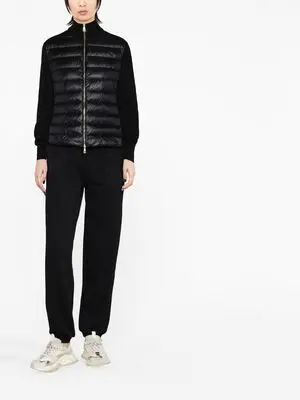 Moncler Wool And Nylon Padded Cardigan