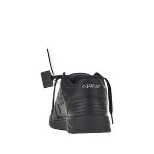 Off-White Out Of Office" Leather Sneakers - Black