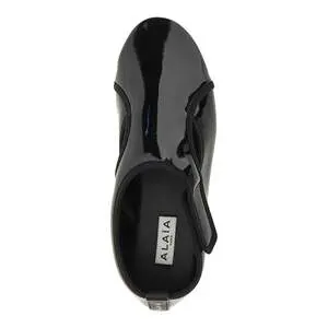 Alaïa Patent Leather Cut-out Slippers