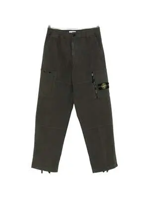 Stone Island Cargo Trousers In Organic Cotton
