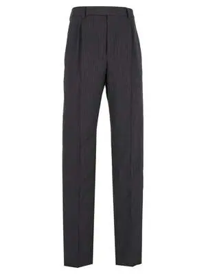 Saint Laurent Tapered Trousers - Gray