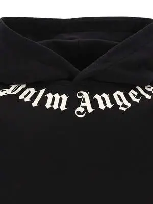 Palm Angels Neck Logo Hoodie