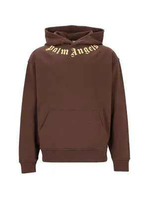 Palm Angels Neck Logo Hoodie
