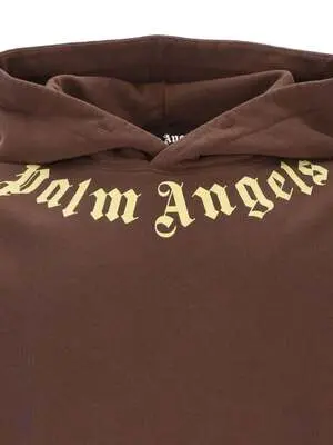 Palm Angels Neck Logo Hoodie