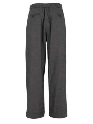 Giorgio Armani Oversized Virgin Wool And Cashmere Trousers