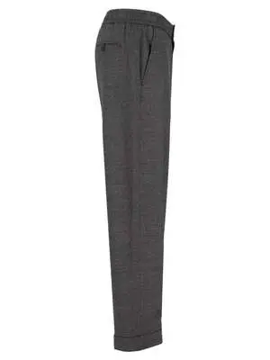 Giorgio Armani Oversized Virgin Wool And Cashmere Trousers