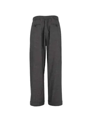 Giorgio Armani Oversized Virgin Wool And Cashmere Trousers