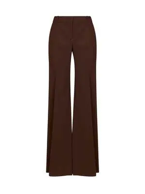 ERMANO SCERVINO Ermanno Scervino Chestnut Interlock Bootcut Trousers