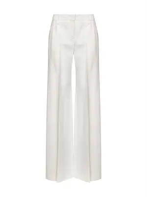 ERMANO SCERVINO Ermanno Scervino White Interlock Bootcut Trousers