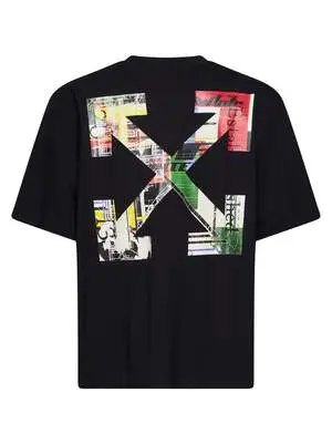 Off-White Black Jersey Industrial Arrow Skate T-shirt