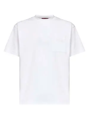 Gucci White Stretch Cotton Piqué Embroidered T-shirt - Multicolor