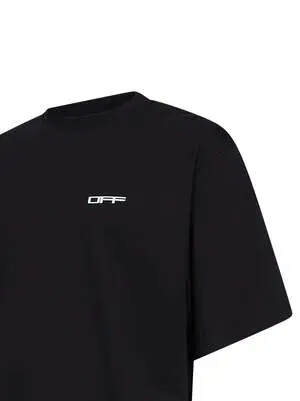Off-White Black Jersey Archigeography Arrow Skate T-shirt - Multicolor