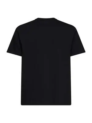AMI Paris Black Cotton De Cœur T-shirt