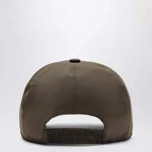 Loro Piana Baseball Cap Sequoia Ivory In Polyamide - Brown