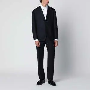 Tagliatore Single-breasted Wool Suit - Blue
