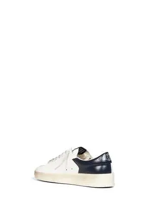 GOLDEN GOOSE White Leather Stardan Sneakers