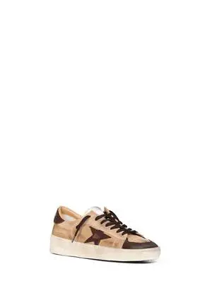 GOLDEN GOOSE Beige Suede Stardan Sneakers