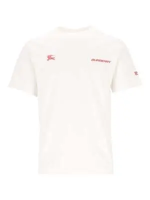Burberry London Map Cotton T-shirt - White