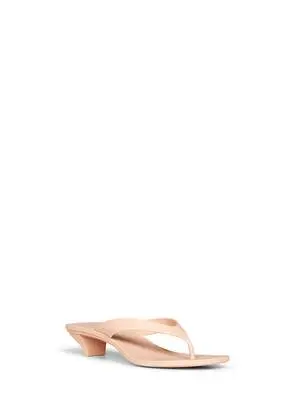 Gucci Pink Vittoria Rubber Thong Sandals