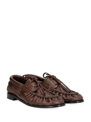 Saint Laurent Le Loafer Bateau Moccasins