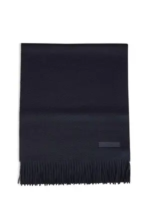 Zegna Navy Blue Oasi Cashmere Scarf - Multicolor