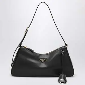Prada Aimee Shoulder Bag In Nappa Leather - Black