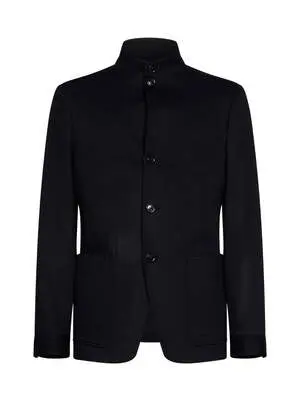 Zegna Blue Oasi Cashmere Chore Jacket - Multicolor