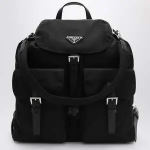 Prada Large Re-nylon Backpack - Black