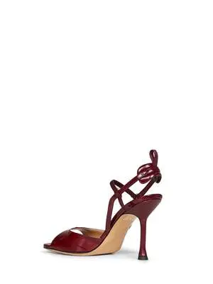 Fendi Burgundy Very Colibrì Sandals