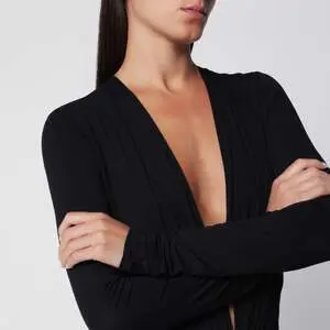 Andamane Deep Neckline Stretch Jersey Bodysuit