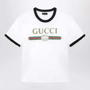 Gucci Cotton Jersey Printed T-shirt - White