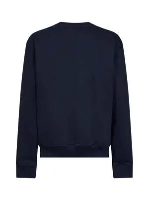 AMI Paris Midnight Blue Cotton De Cœur Sweatshirt