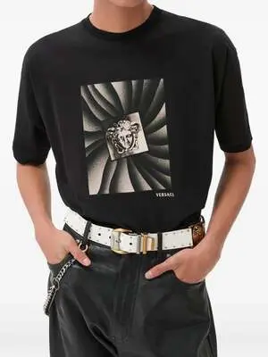 Versace Regular-fit Cotton Jersey T-shirt With Print