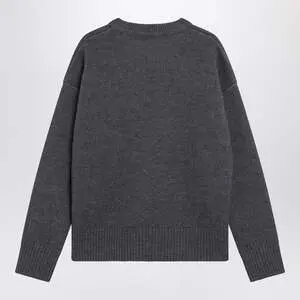 AMI Paris De Coeur Intarsia Wool Sweater
