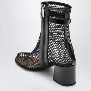 Alaïa Mesh Ankle Boots - Black