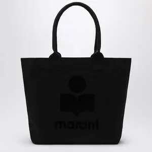 Isabel Marant Étoile Small Yenky Tote Bag In Canvas - Black
