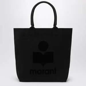 Isabel Marant Étoile Yenky Tote Bag In Canvas - Black