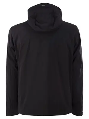 Herno Stretch Technical Fabric Hooded Padded Jacket