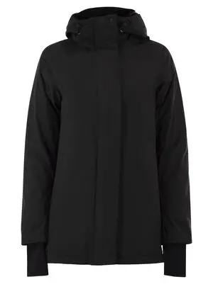 Herno A-shape 2layers Hooded Parka - Black