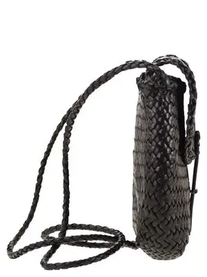Dragon Diffusion Mini City Bag Woven Leather Bag