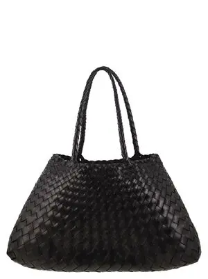 Dragon Diffusion Santa Croce Big Woven Leather Bag