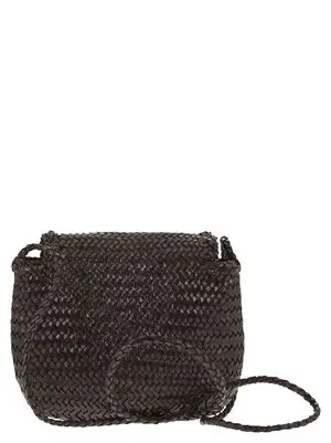 Dragon Diffusion Mini City Bag Woven Leather Bag
