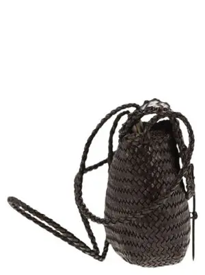 Dragon Diffusion Mini City Bag Woven Leather Bag